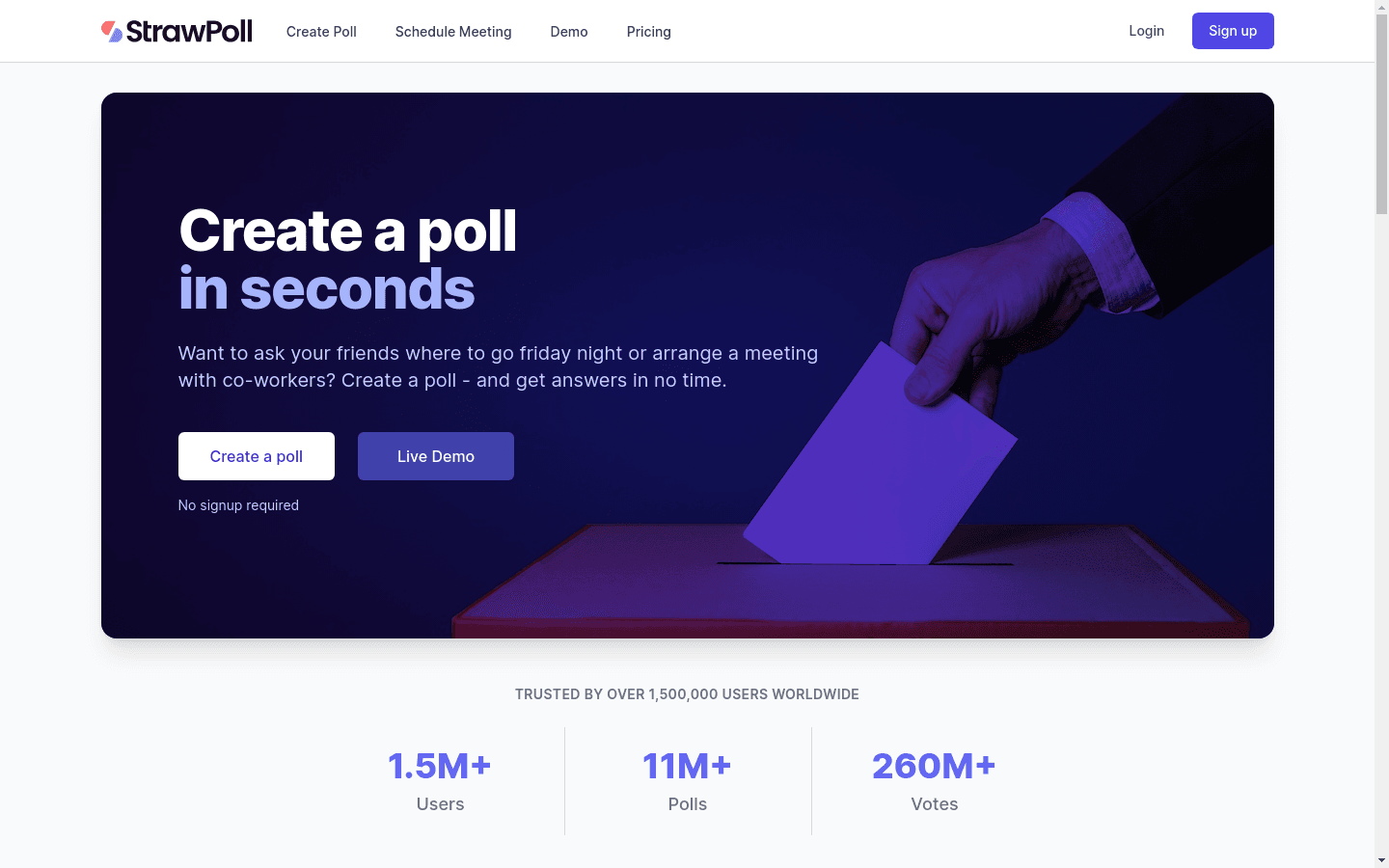 Create StrawPoll Voting Bot using AI
